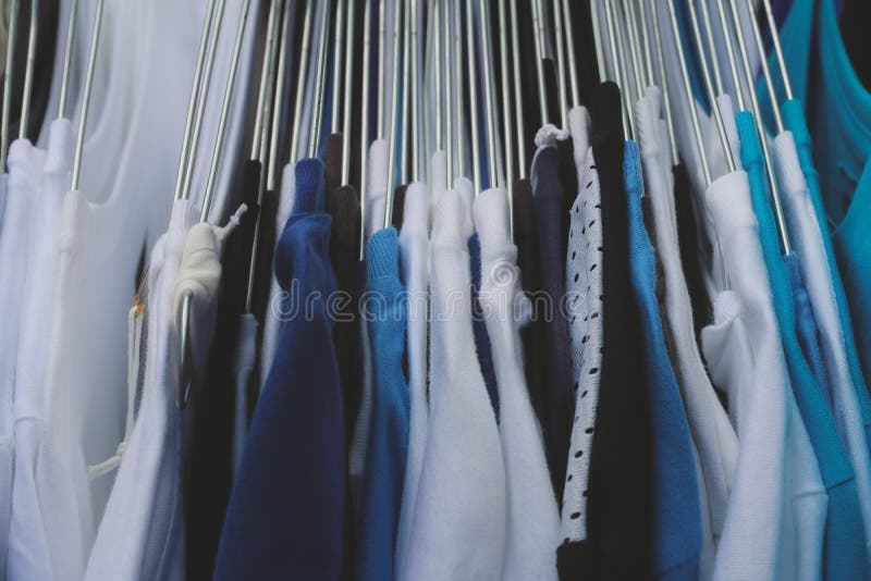 Textura De La Ropa De La Tela En La Tienda Imagen de archivo - Imagen ...