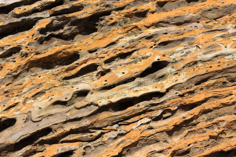 Textura De Las Capas De La Roca Sedimentaria Foto de archivo - Imagen ...