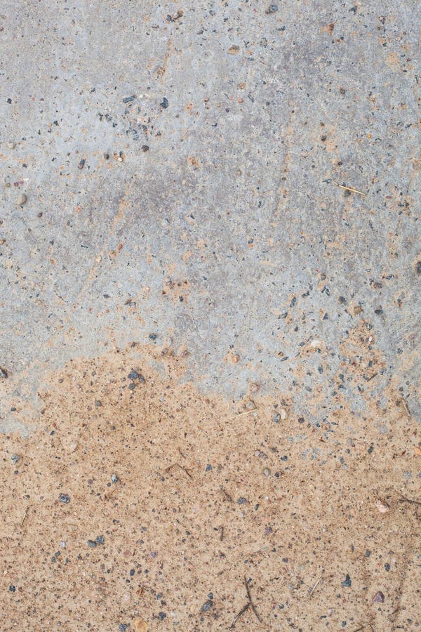 Textura De Laje De Concreto Com Areia Foto de Stock - Imagem de ...
