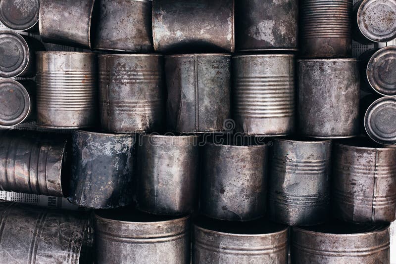 Textura De Las Latas Del Metal Imagen de archivo - Imagen de objeto ...