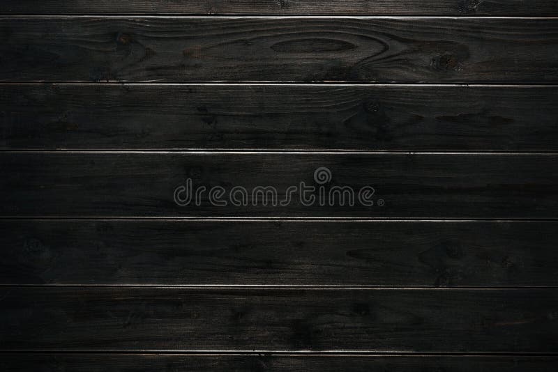 Textura De Madera Negra Horizontal Imagen de archivo - Imagen de madera ...