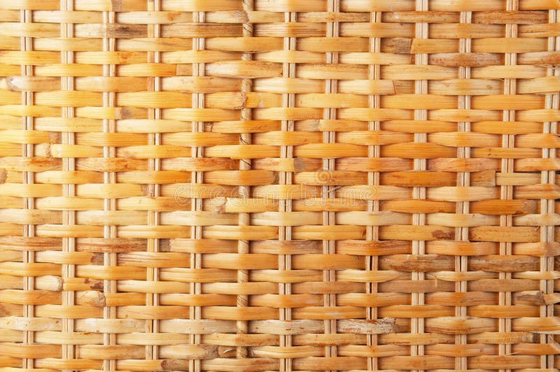 Textura De Mimbre De Mimbre Closeup Textura Dorada Natural De Varas De ...