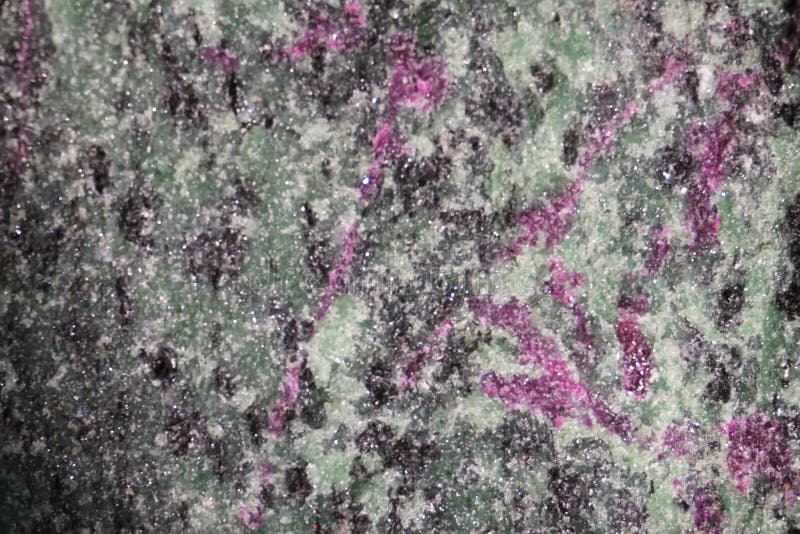 Mineral Natural Da Textura Do Rubi Foto de Stock - Imagem de material ...