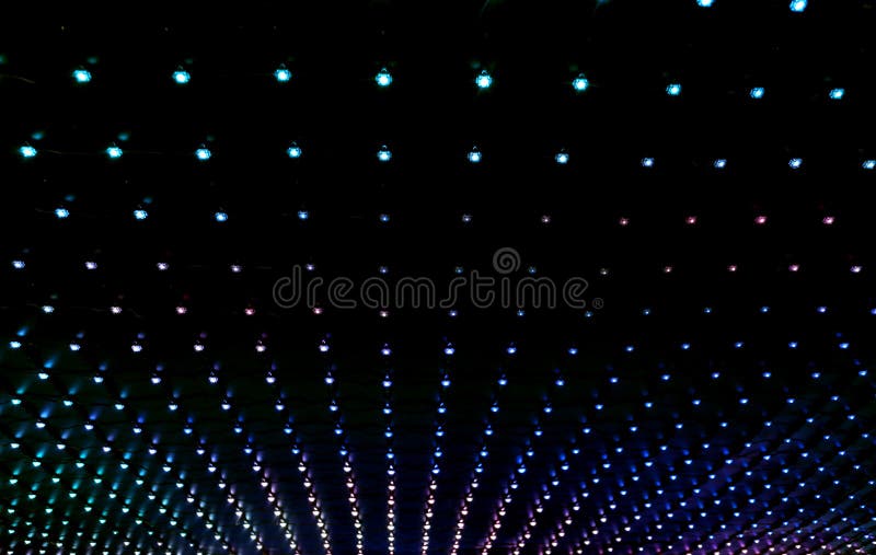 Textura De Muchas Luces Llevadas Multicoloras Foto de archivo - Imagen ...