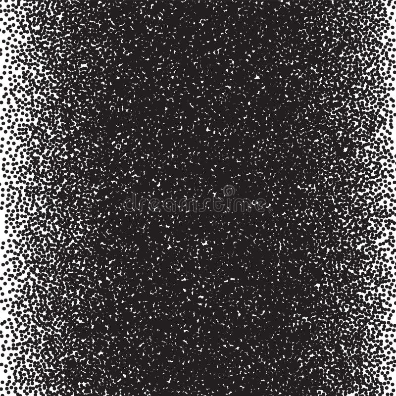 Textura De Ruido. Efecto De Gradiente Con Angustia En Estilo Monocromo ...