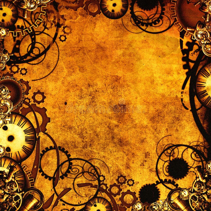 Fondo Steampunk stock de ilustración. Ilustración de fondo - 10204494