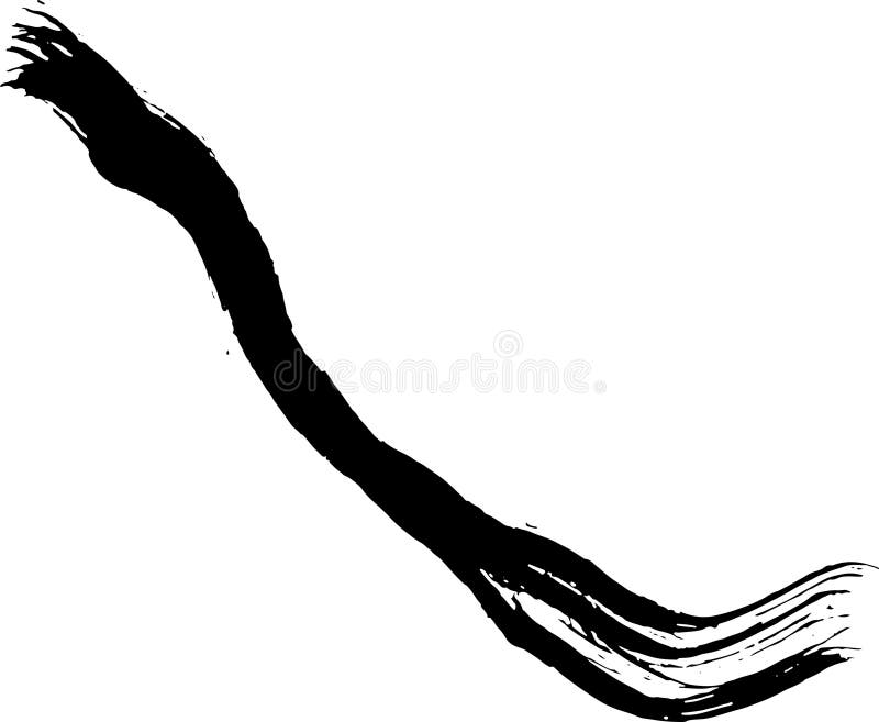 Textura De Trazo De Mano Libre De Brocha Seca Ilustración del Vector ...