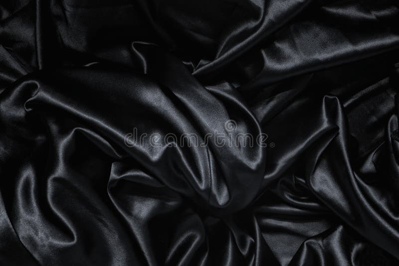Textura de una seda negra imagen de archivo. Imagen de material - 92832639