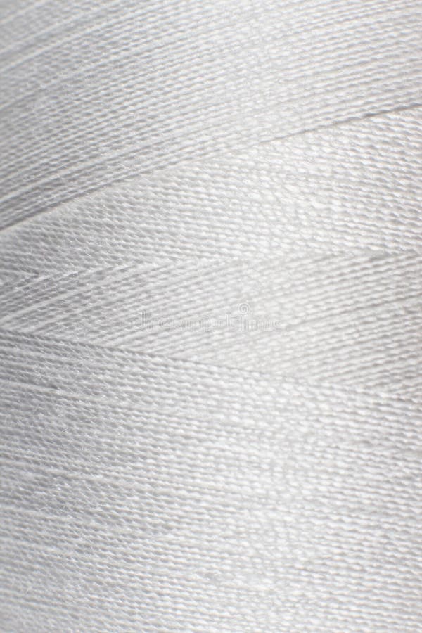 Textura Del Hilo Blanco En Carrete Imagen de archivo - Imagen de ...