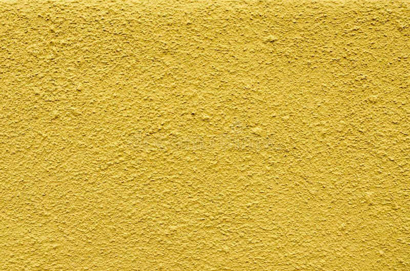 Textura Del Muro De Cemento Pintado Amarillo Foto de archivo - Imagen ...
