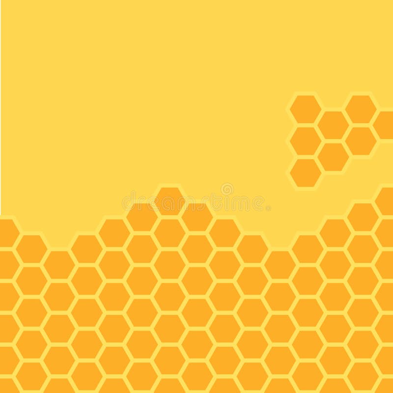 Textura Del Panal De La Abeja Ilustración del Vector - Ilustración de ...