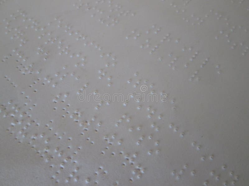 Textura Del Papel De Braille Foto de archivo - Imagen de ...