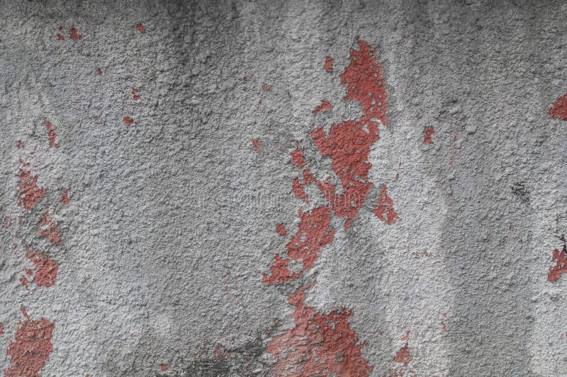 Textura Do Grunge Do Muro De Cimento Cinzento E Vermelho Foto De Stock