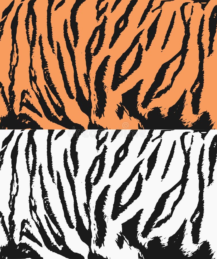 Textura do tigre ilustração do vetor. Ilustração de fundo - 72798497