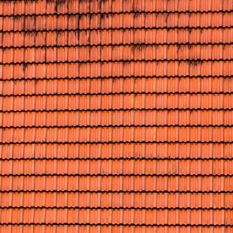 Textura De Techo Construida Con Tejas Rojas Foto de archivo - Imagen de ...