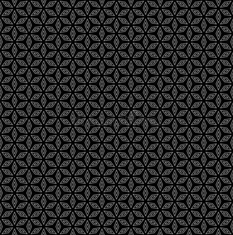 Textura Linear Negra Y Blanca Del Ornamento Ilustración del Vector ...
