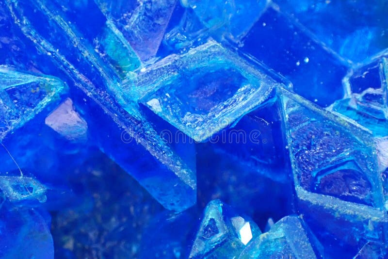 Textura Mineral Del Vitriolo Azul Foto de archivo - Imagen de hermoso ...