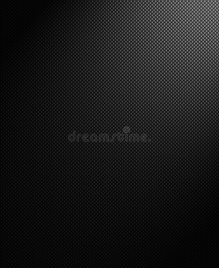Fondo Negro De La Textura De La Fibra De Carbono Ilustración Del Vector