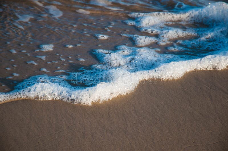 Textura Ondulada En La Playa Foto de archivo - Imagen de escénico ...