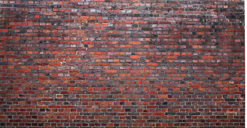 Textura Oscura Del Fondo De Pared De Ladrillos Rojos Antiguos Foto De