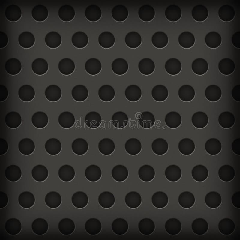 Textura Perforada Del Metal. Stock de ilustración - Ilustración de ...