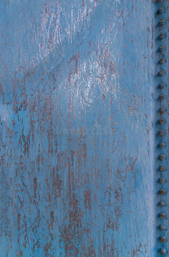 Textura Riscada Azul Do Fundo Do Metal Foto de Stock - Imagem de ...