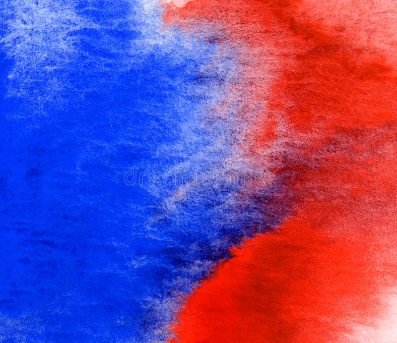 Textura Roja Y Azul De La Acuarela Imagen de archivo - Imagen de ...