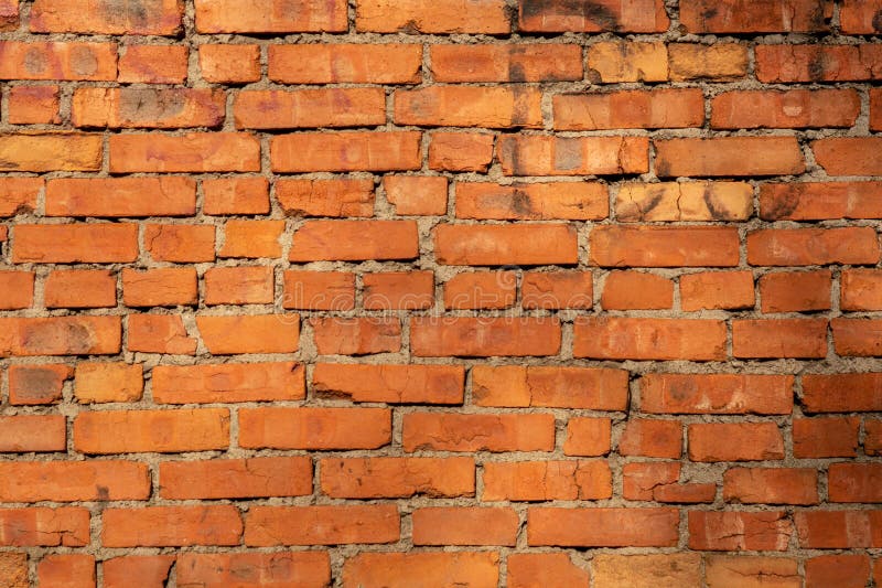 Textura Velha Do Fundo Da Parede De Tijolo Vermelho Imagem De Stock