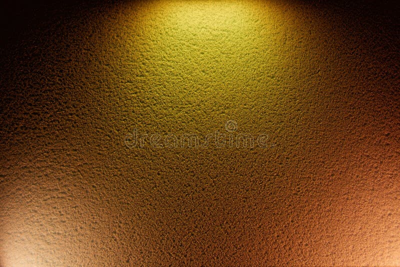 On a Textural Background, Two Sources of Cream Light and One Yellow ...