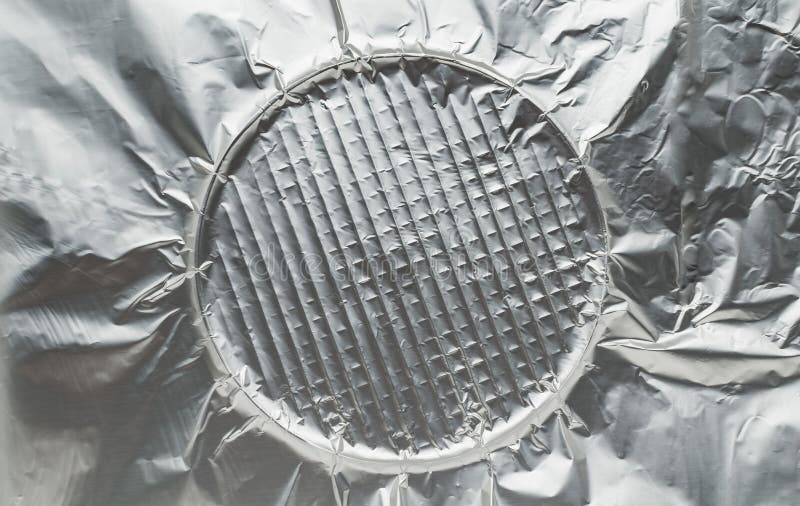 Textural Image of a Thin Metal Foil Stock Illustration - Illustration ...