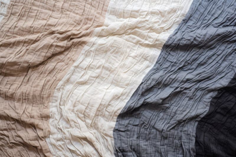 Textural Interplay between Different Linen Layers Stock Photo - Image ...