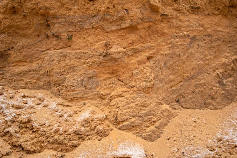 Textural Sand, with Relief Surface, Multi-colored Layers and Different ...