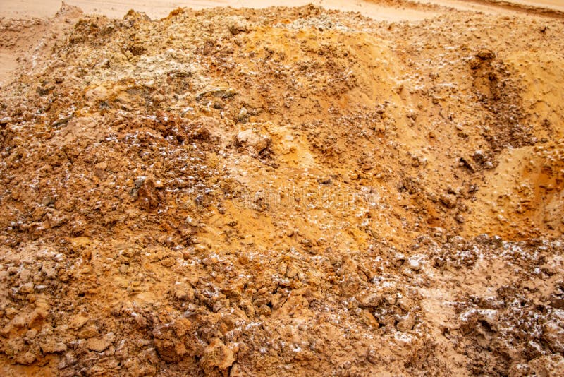 Textural Sand, with Relief Surface, Multi-colored Layers and Different ...