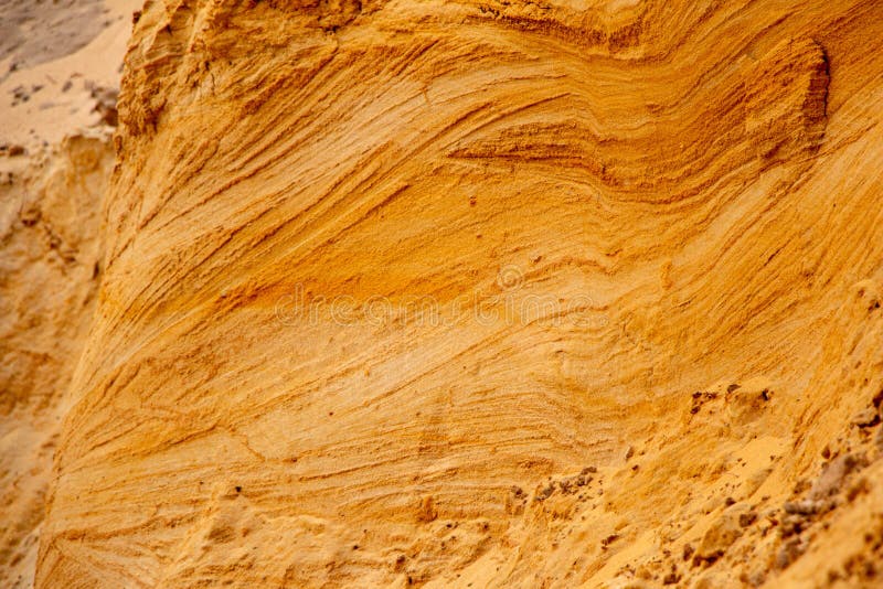 Textural Sand, with Relief Surface, Multi-colored Layers and Different ...