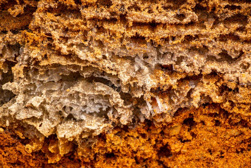 Textural Sand, with Relief Surface, Multi-colored Layers and Different ...