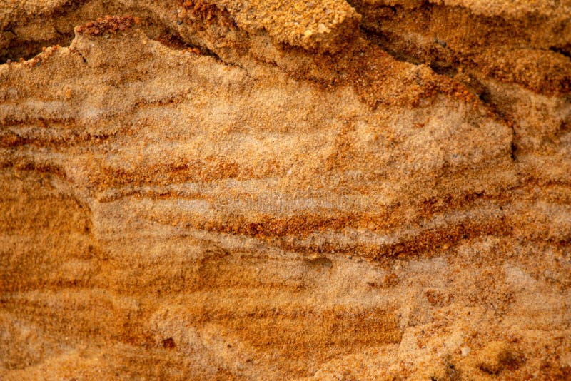 Textural Sand, with Relief Surface, Multi-colored Layers and Different ...