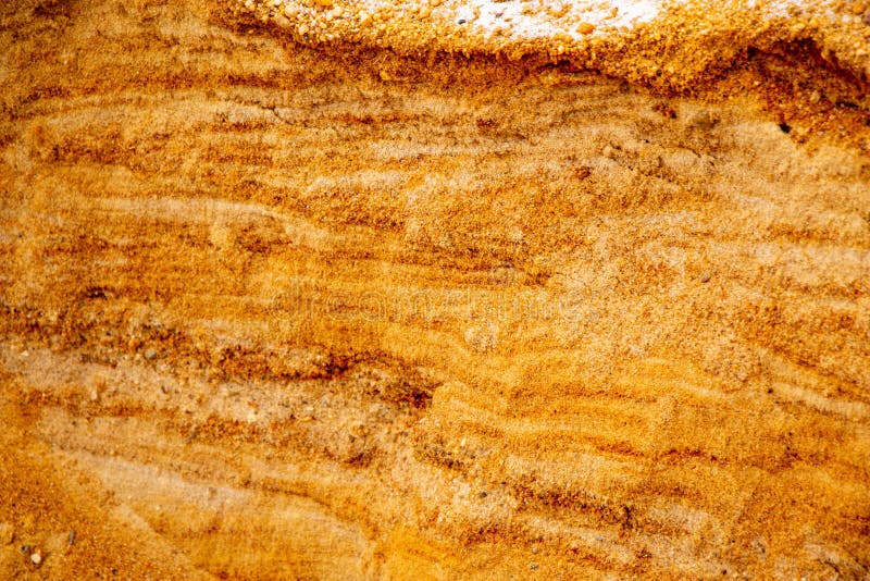 Textural Sand, with Relief Surface, Multi-colored Layers and Different ...
