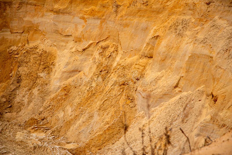 Textural Sand, with Relief Surface, Multi-colored Layers and Different ...