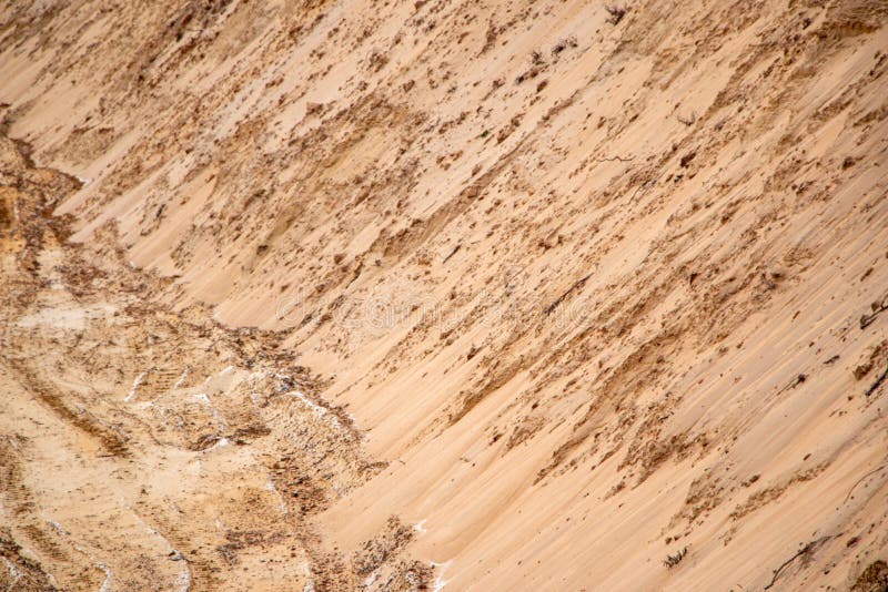 Textural Sand, with Relief Surface, Multi-colored Layers and Different ...