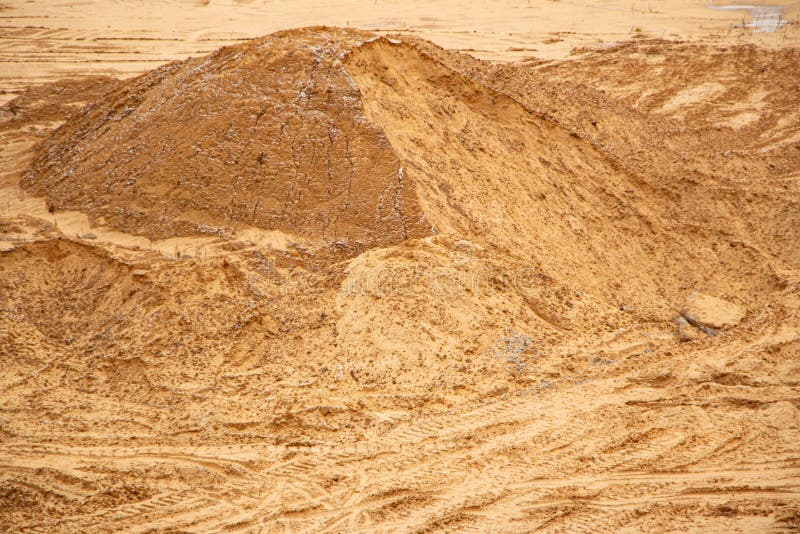 Textural Sand, with Relief Surface, Multi-colored Layers and Different ...