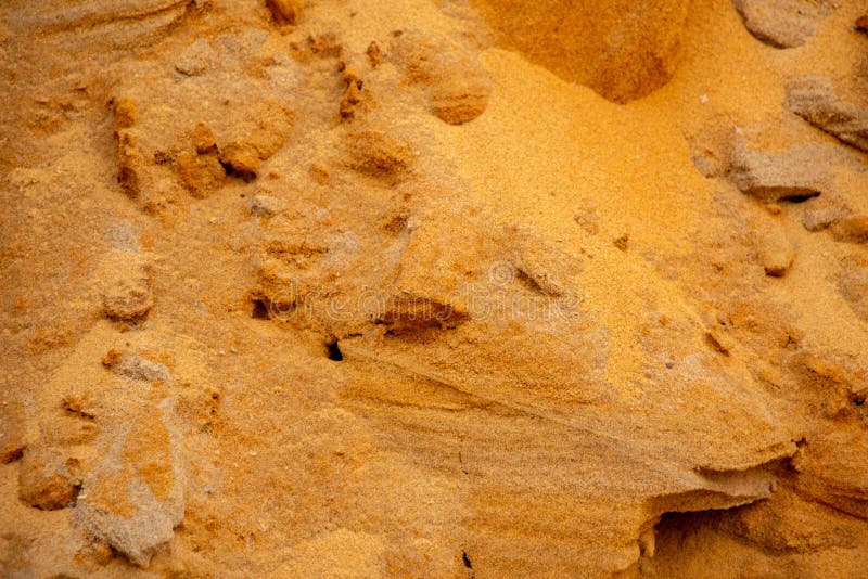 Textural Sand, with Relief Surface, Multi-colored Layers and Different ...