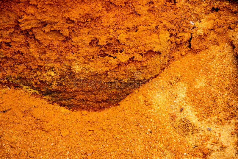 Textural Sand, with Relief Surface, Multi-colored Layers and Different ...