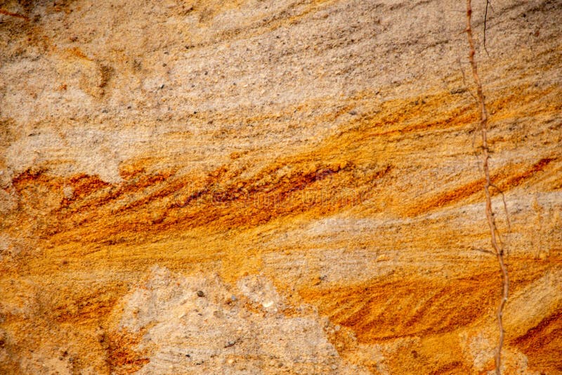 Textural Sand, with Relief Surface, Multi-colored Layers and Different ...