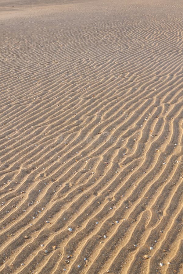 Textural Wavy Sand on the Beach. Stock Image - Image of national, gold ...