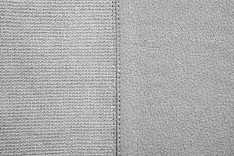 Texturas Da Cor Cinzenta Da Tela E Do Couro Foto de Stock - Imagem de ...