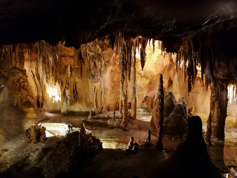 Texturas Y Modelos Dentro De Una Gruta Imagen de archivo - Imagen de ...