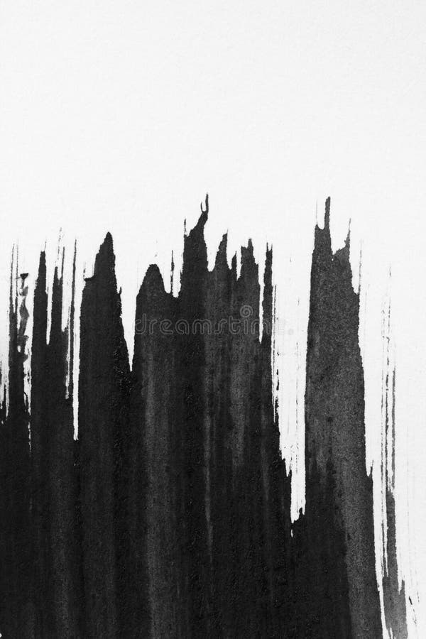 Texture Abstract Background Ink Style, Black and White. Stock Photo ...
