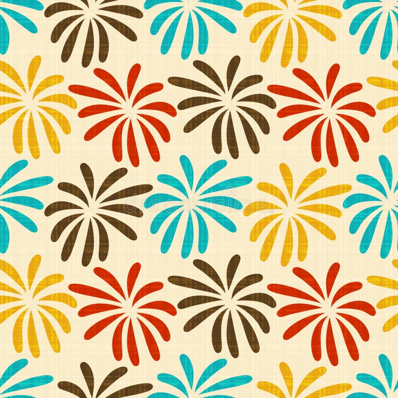 Texture with Abstract Floral Elements Stock Vector - Illustration of ...