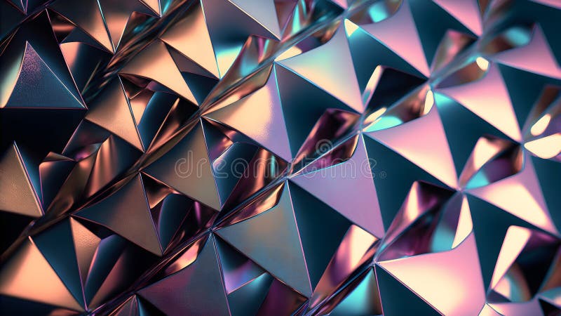 Texture and Abstract Full-frame Background of Iridescent Metal, Neural ...