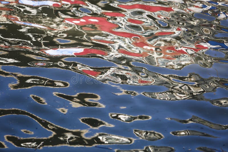 Texture of Abstract Reflection on River Surface Stock Image - Image of ...